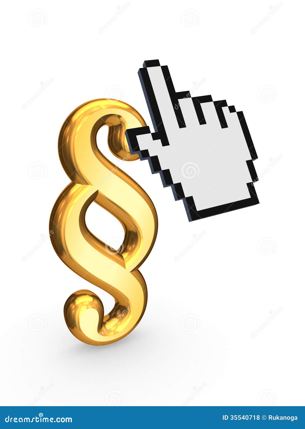 Cursore E Simbolo Del Paragrafo. Illustrazione di Stock - Illustrazione ...