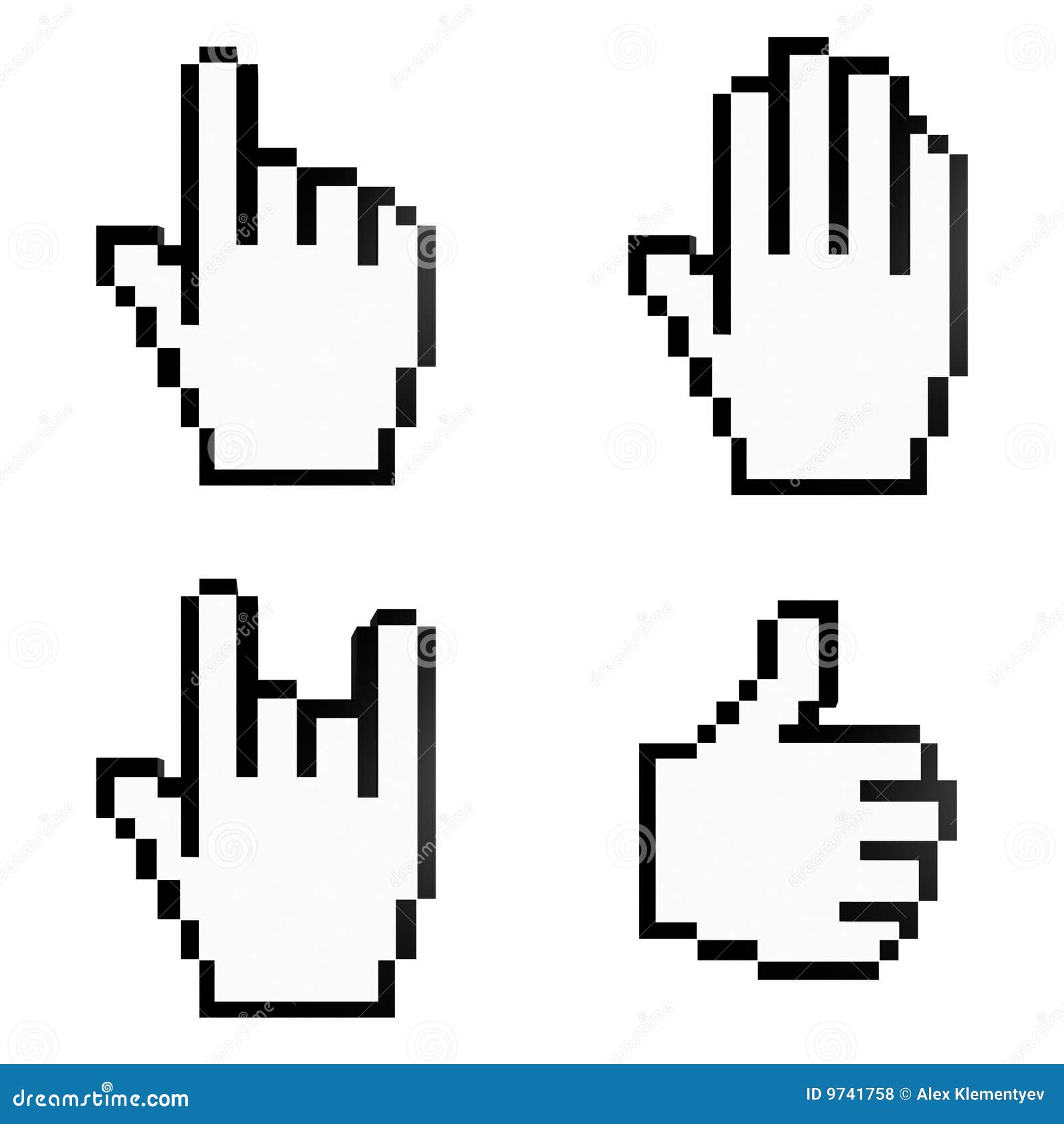 Cursors Royalty-Free Stock Photo | CartoonDealer.com #17543637