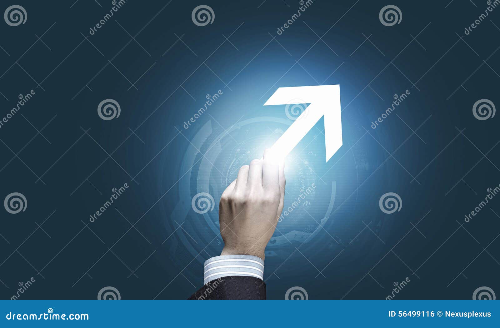 Hand Cursors Typing On Laptop Stock Photography | CartoonDealer.com ...