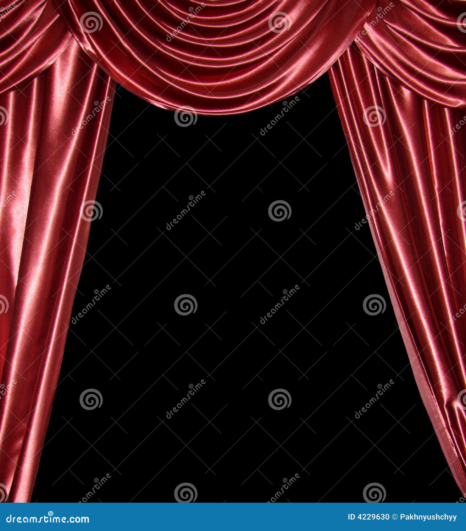 Curtain stock photo. Image of curtain, velvet, presentation - 4229630