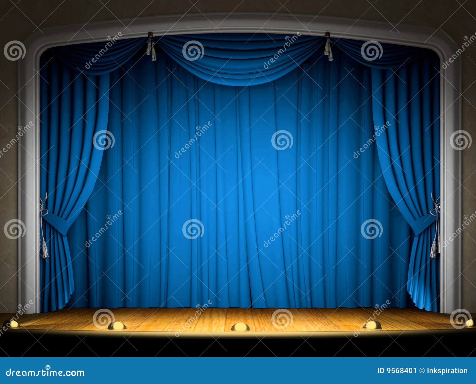 Curtain stock illustration. Illustration of rendering - 9568401