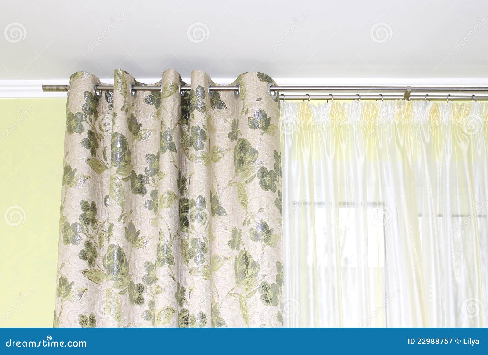 Curtain close-up stock image. Image of interior, window - 22988757