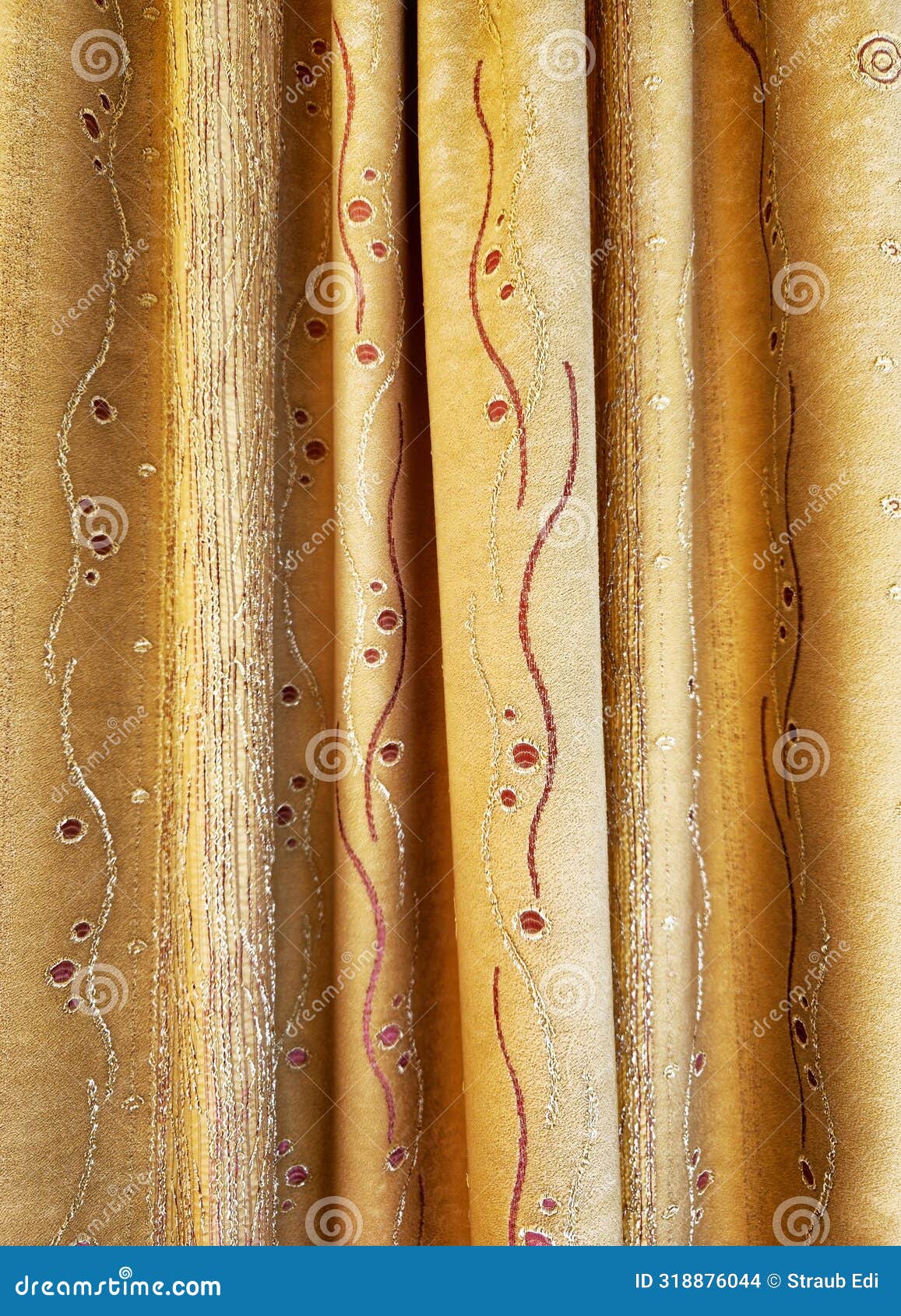 Curtain and Drapery Texture from a Hotel Room in Sibiu Stock Photo ...