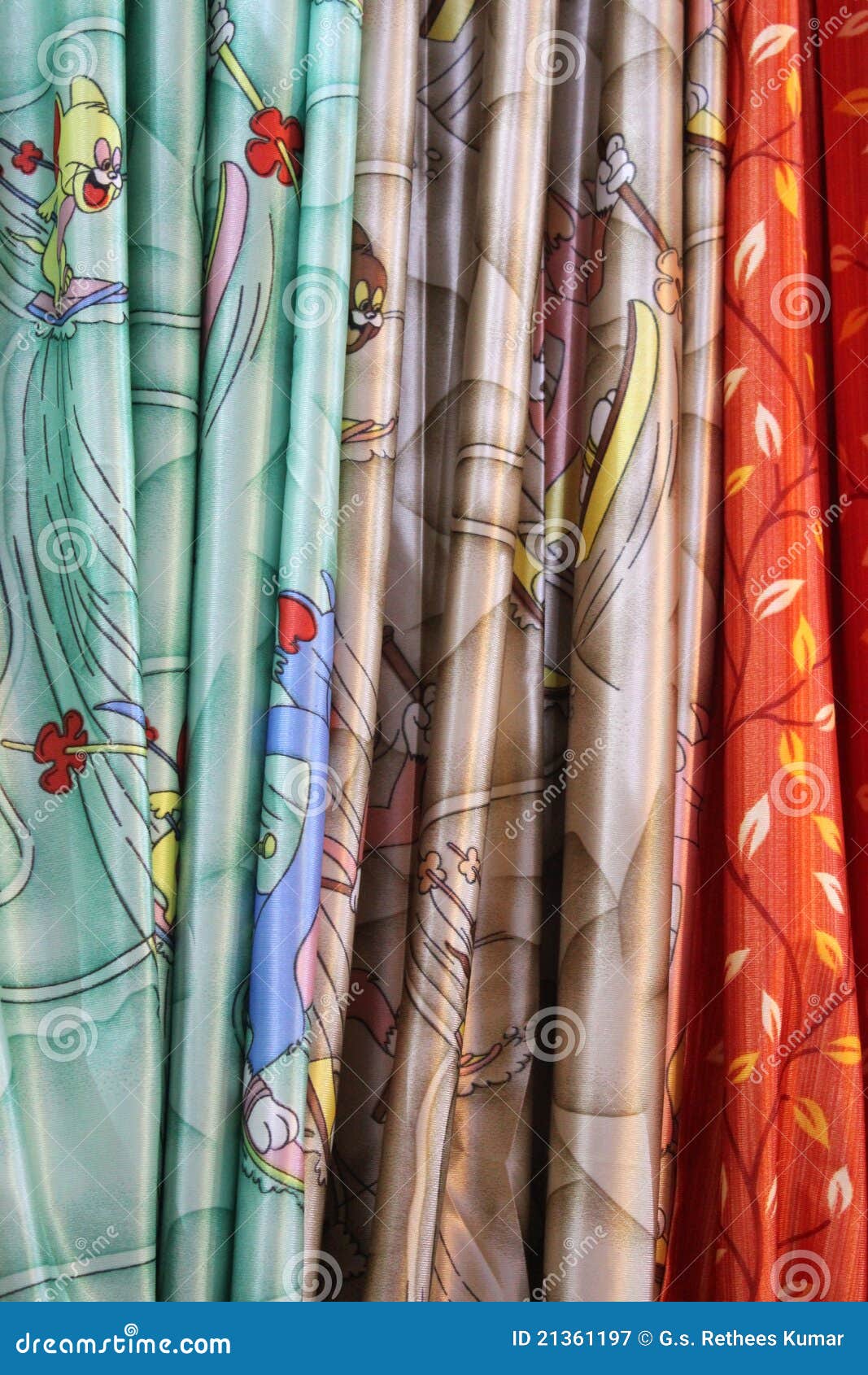 Curtain fabrics stock image. Image of modern, store, accessories - 21361197