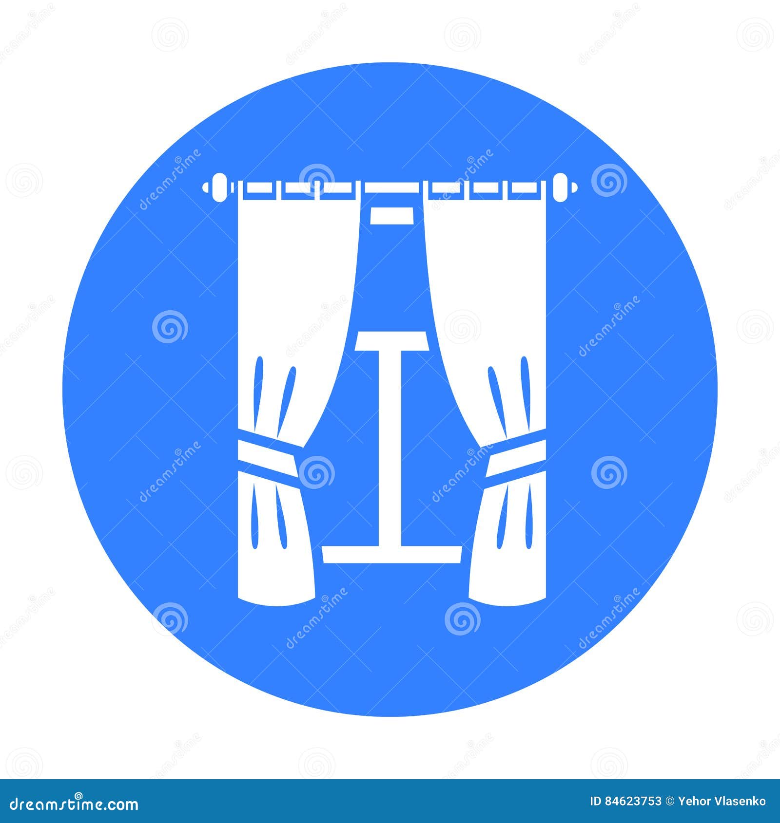 Curtain Icon of Vector Illustration for Web and Mobile Stock Vector ...