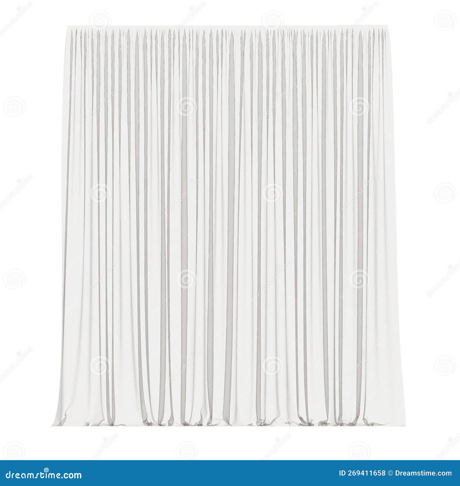 Curtain Isolated on Transparent Background Stock Photo - Illustration ...