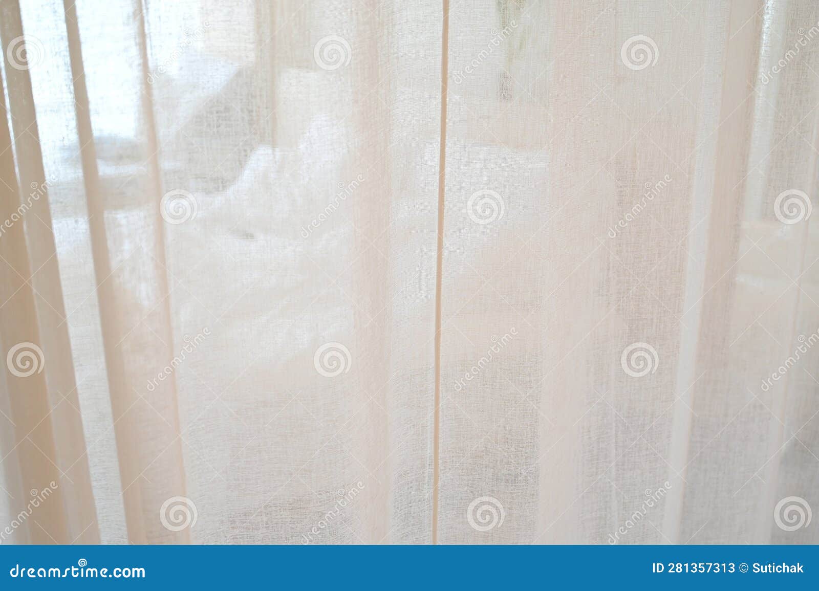Close Up Curtain in the Room, Interior Design Stock Image - Image of ...