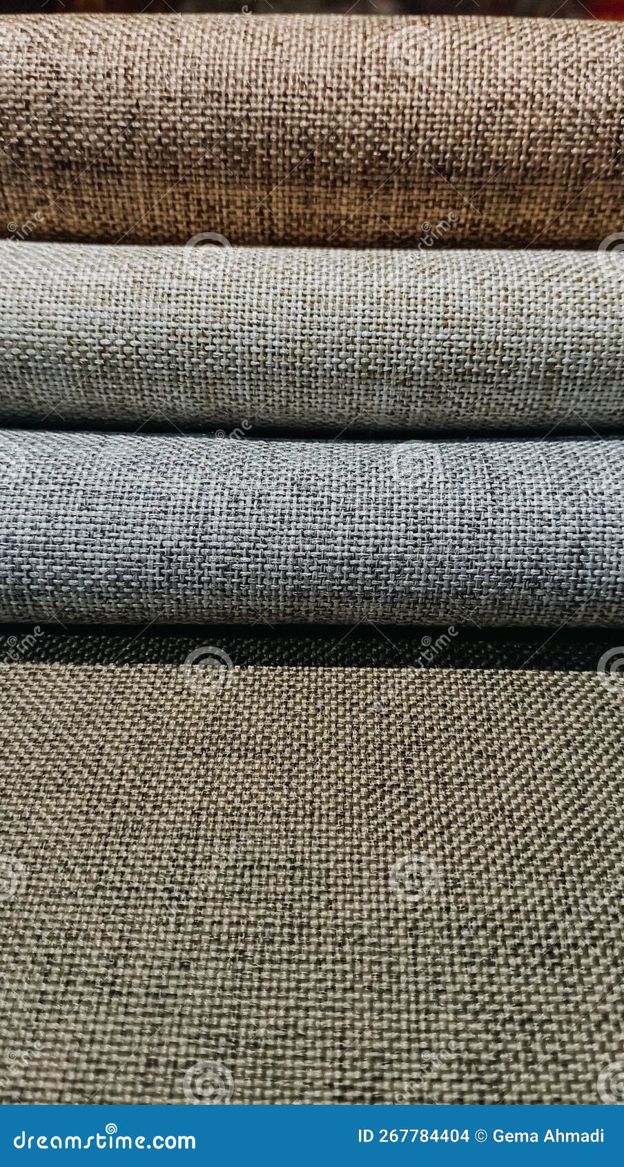 Curtain sample materials stock photo. Image of flooring - 267784404