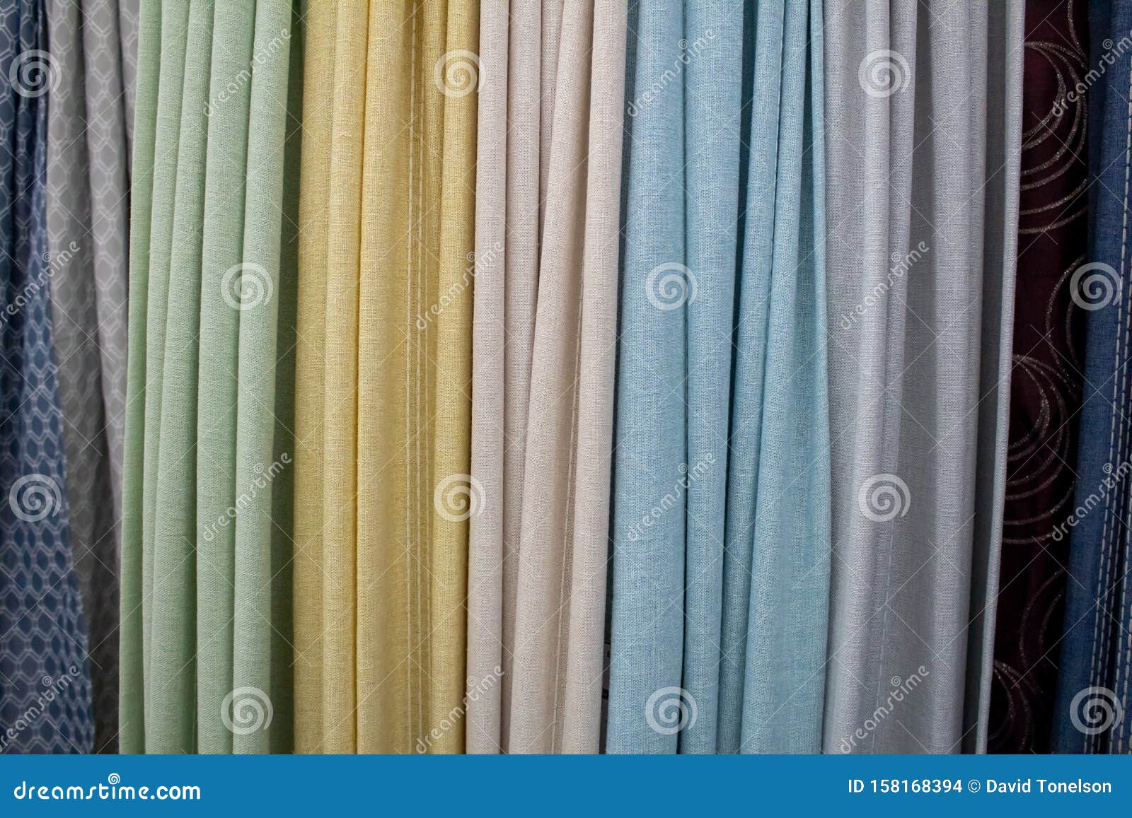 Curtain texture stock photo. Image of living, draw, room - 158168394