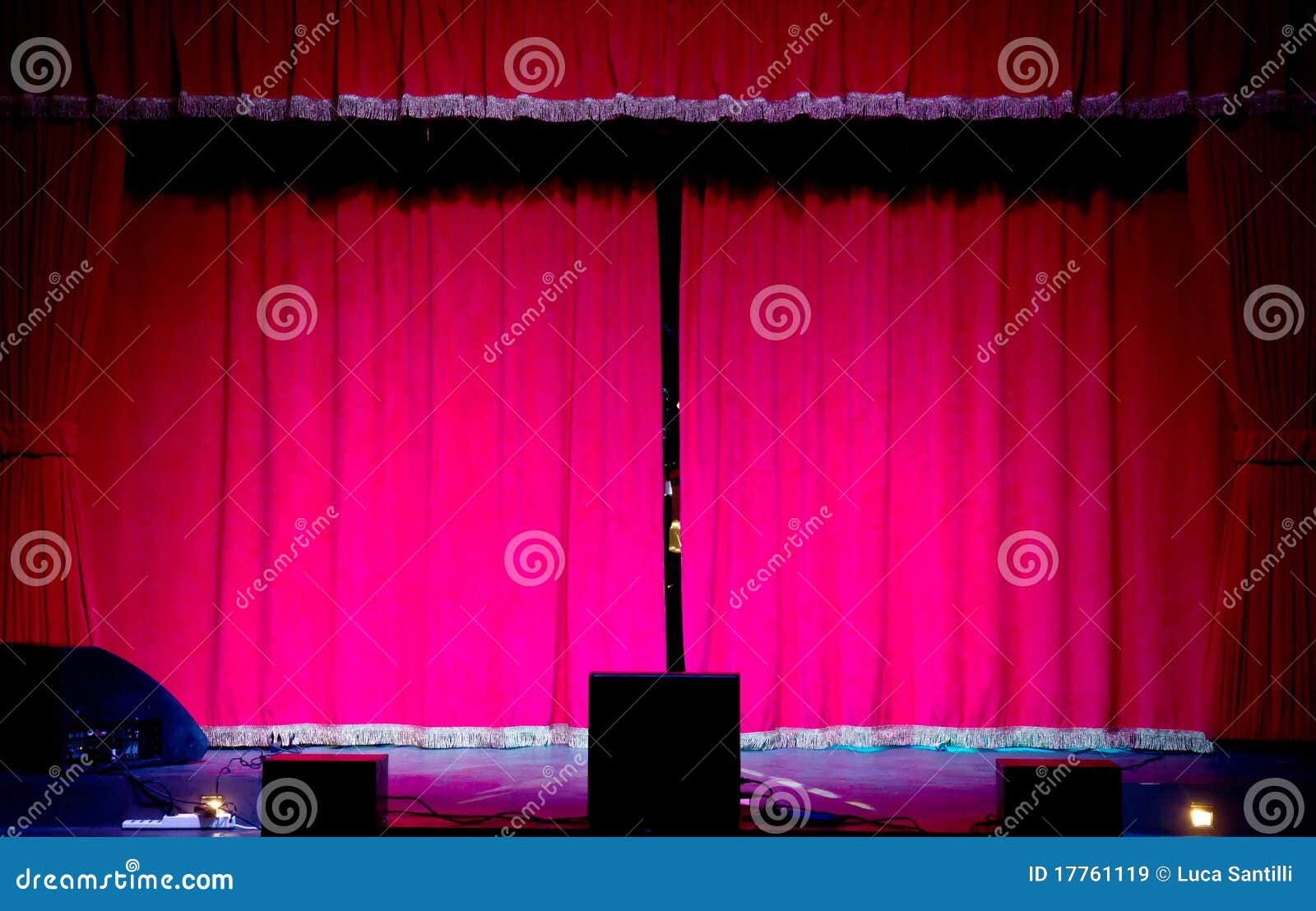 Curtain theater stock image. Image of texture, drama - 17761119