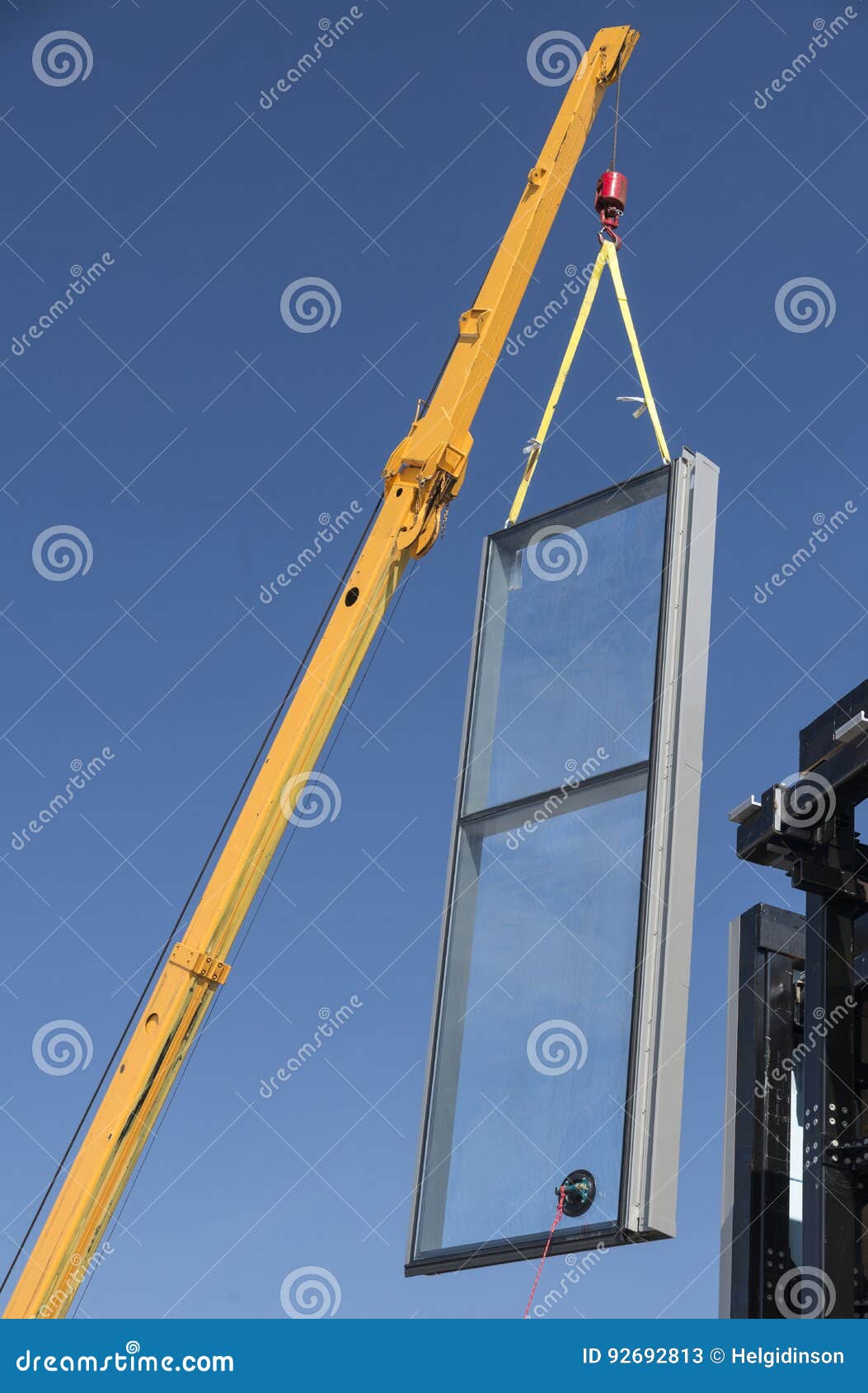 Curtainwall unit stock image. Image of installation, aluminum - 92692813
