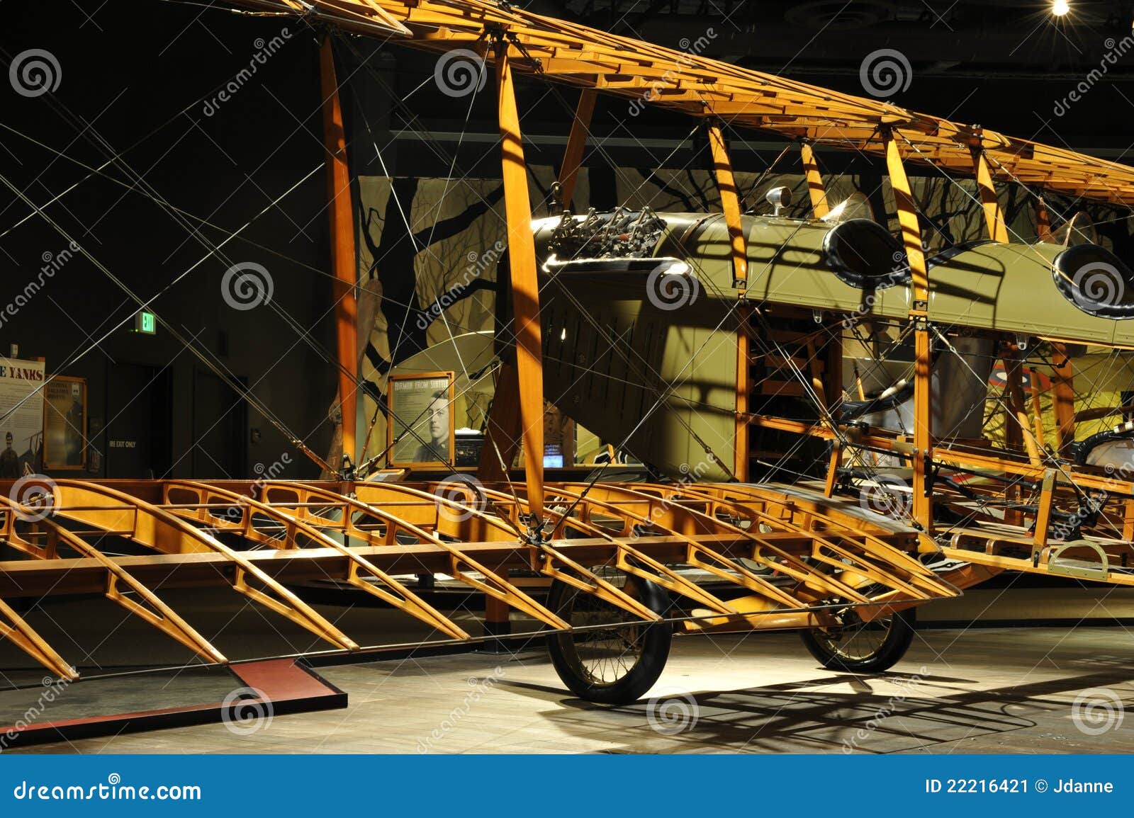 Curtiss JN-4D Jenny 1917 editorial photo. Image of aircraft - 22216421