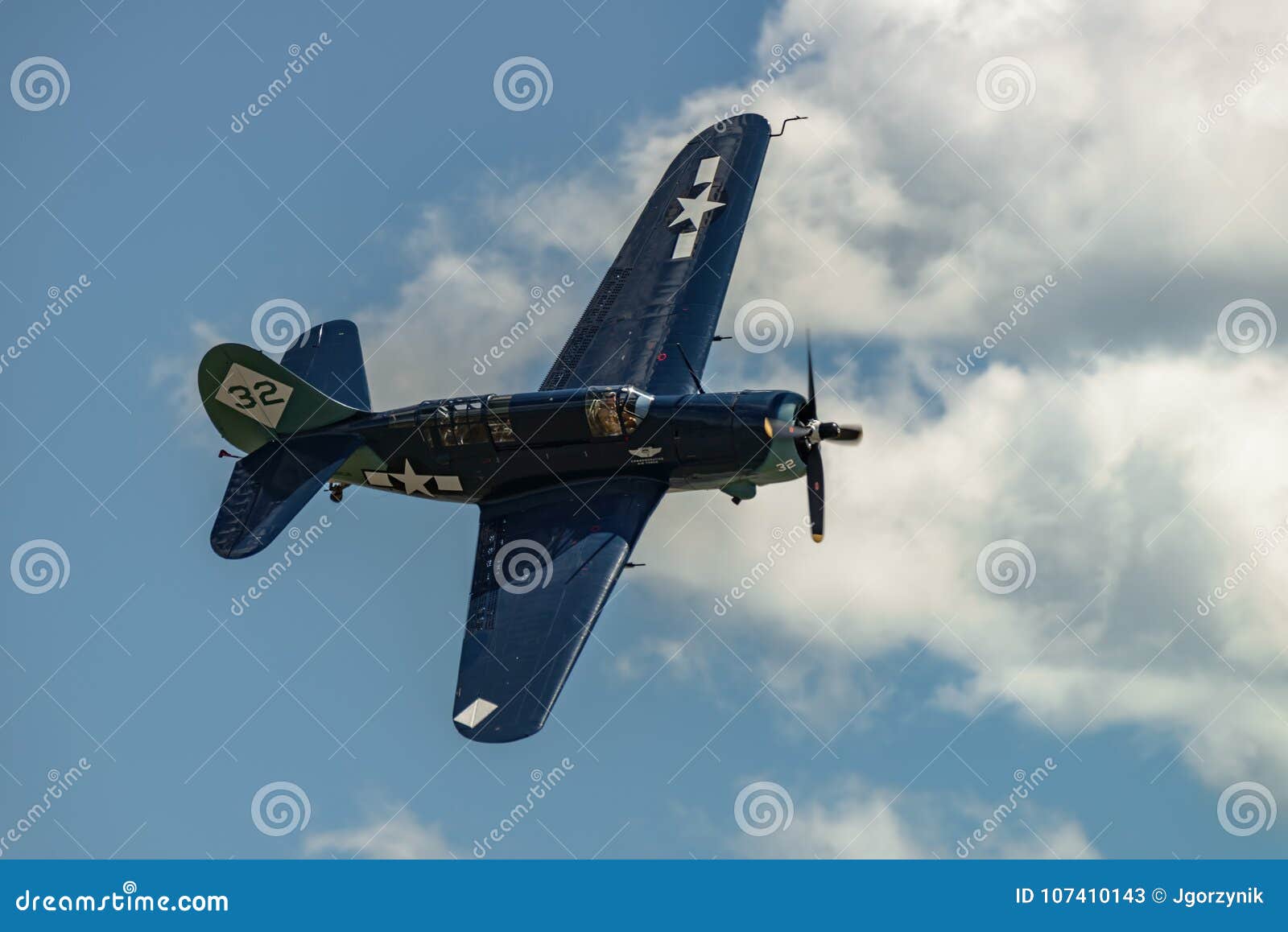 CURTISS-WRIGHT SB2C-5 `HELLDIVER` Editorial Stock Photo - Image of ...