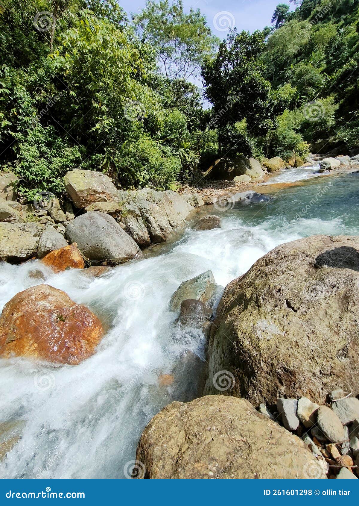 Curug from Sentul West Java Like Cloud and so Fresh Stock Photo - Image ...