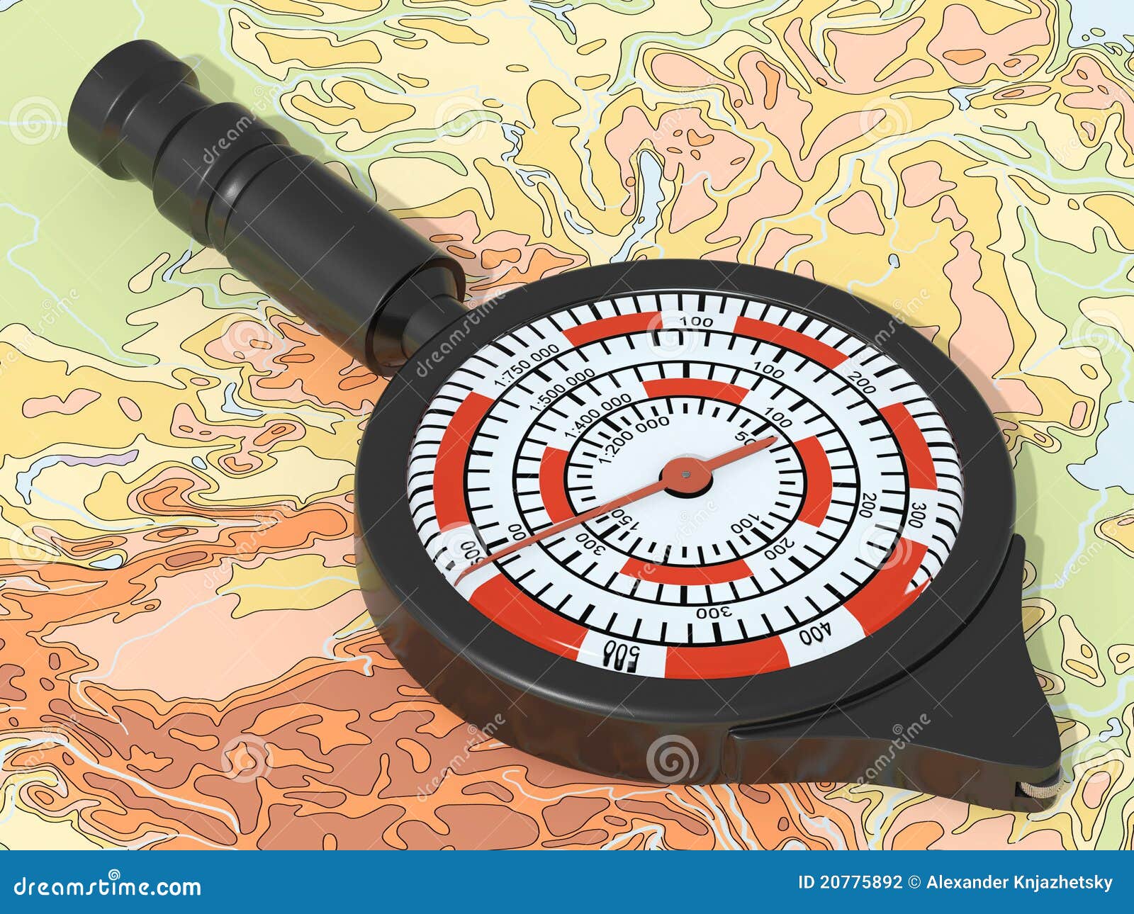Curvímetro stock de ilustración. Ilustración de medidor - 20775892