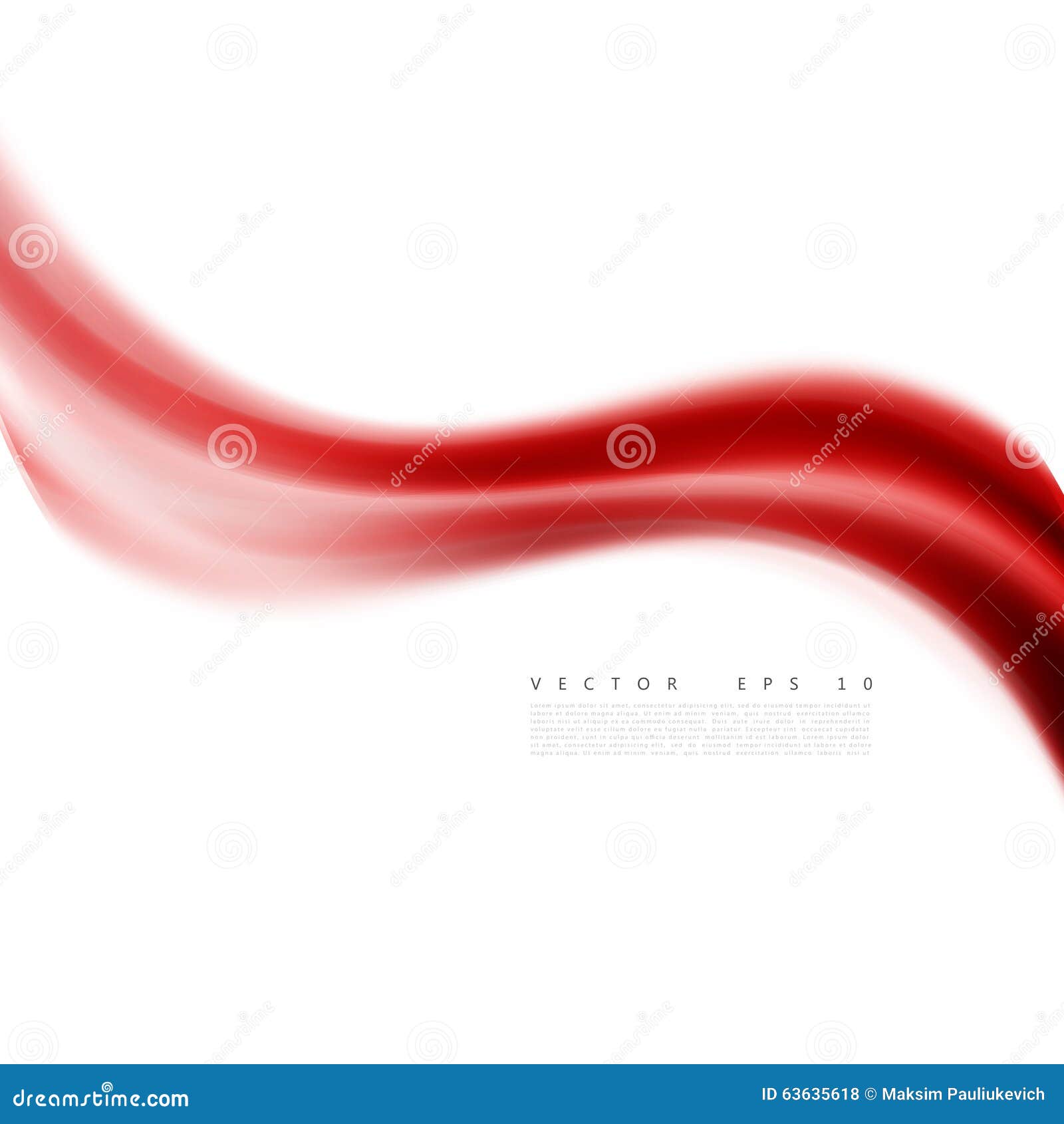 Curva roja del fondo ilustración del vector. Ilustración de valentina ...