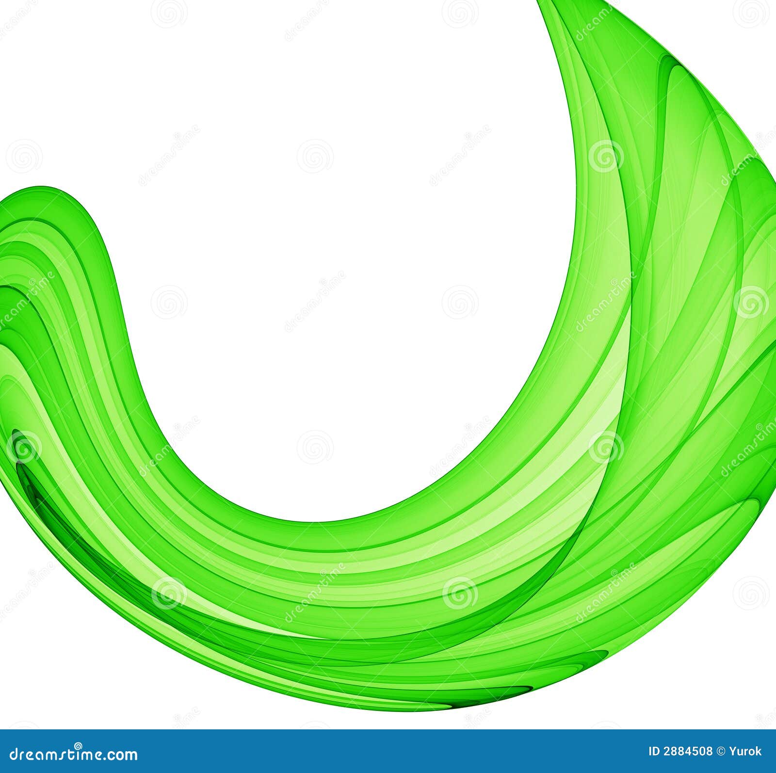 Curva verde stock de ilustración. Ilustración de elementos - 2884508