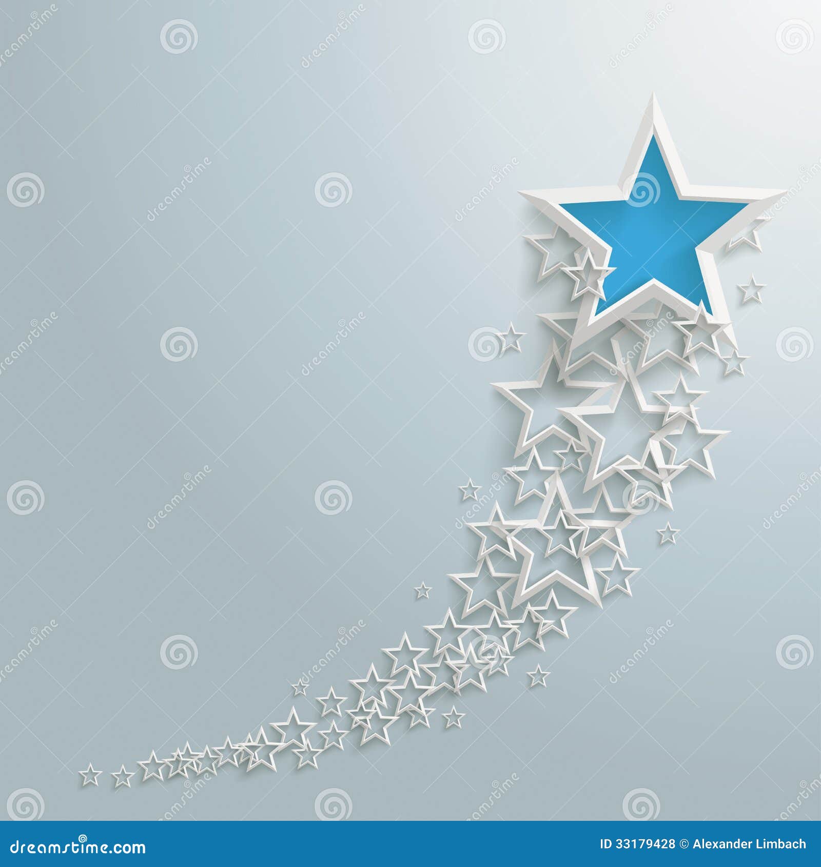 Curvar La Línea De Estrellas Ilustración del Vector - Ilustración de ...