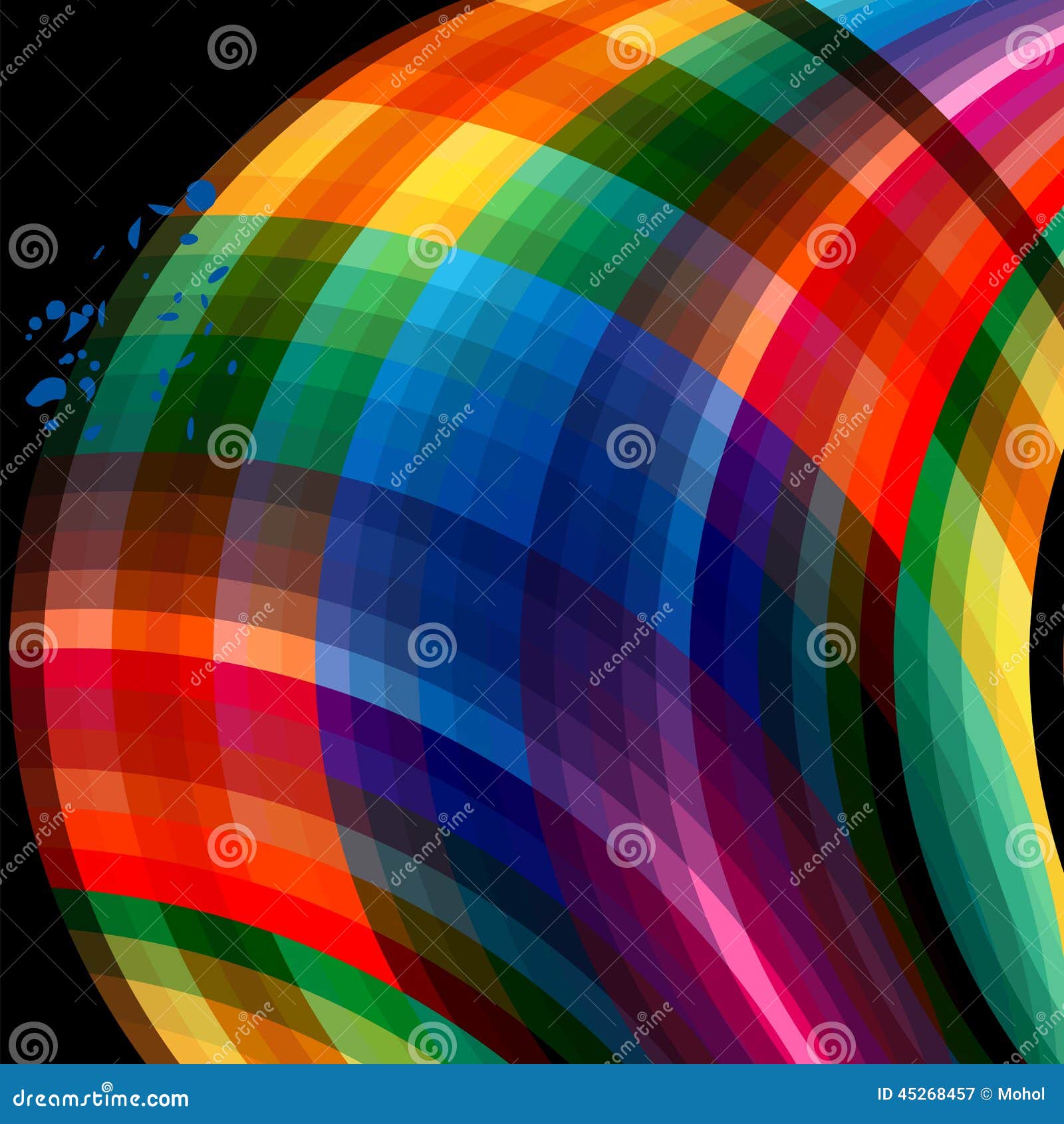 Curvas Coloridas Abstractas Ilustración del Vector - Ilustración de ...