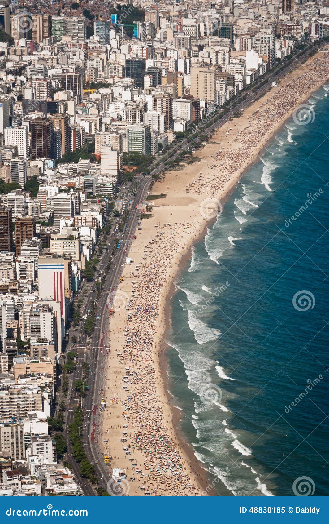 Curvas De La Playa De Ipanema Imagen de archivo - Imagen de orilla ...