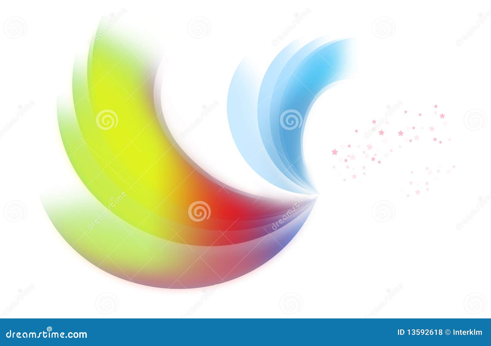 Curvas del color stock de ilustración. Ilustración de moderno - 13592618