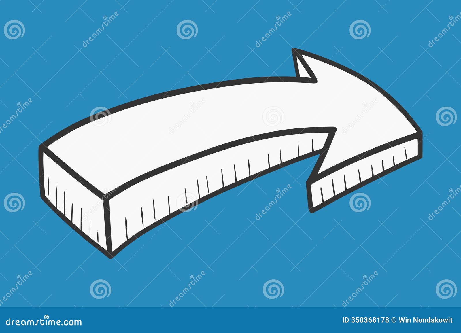 Curve Arrow Pointing Up Wave Arrowhead Point Upward Raise Rise Ascend ...