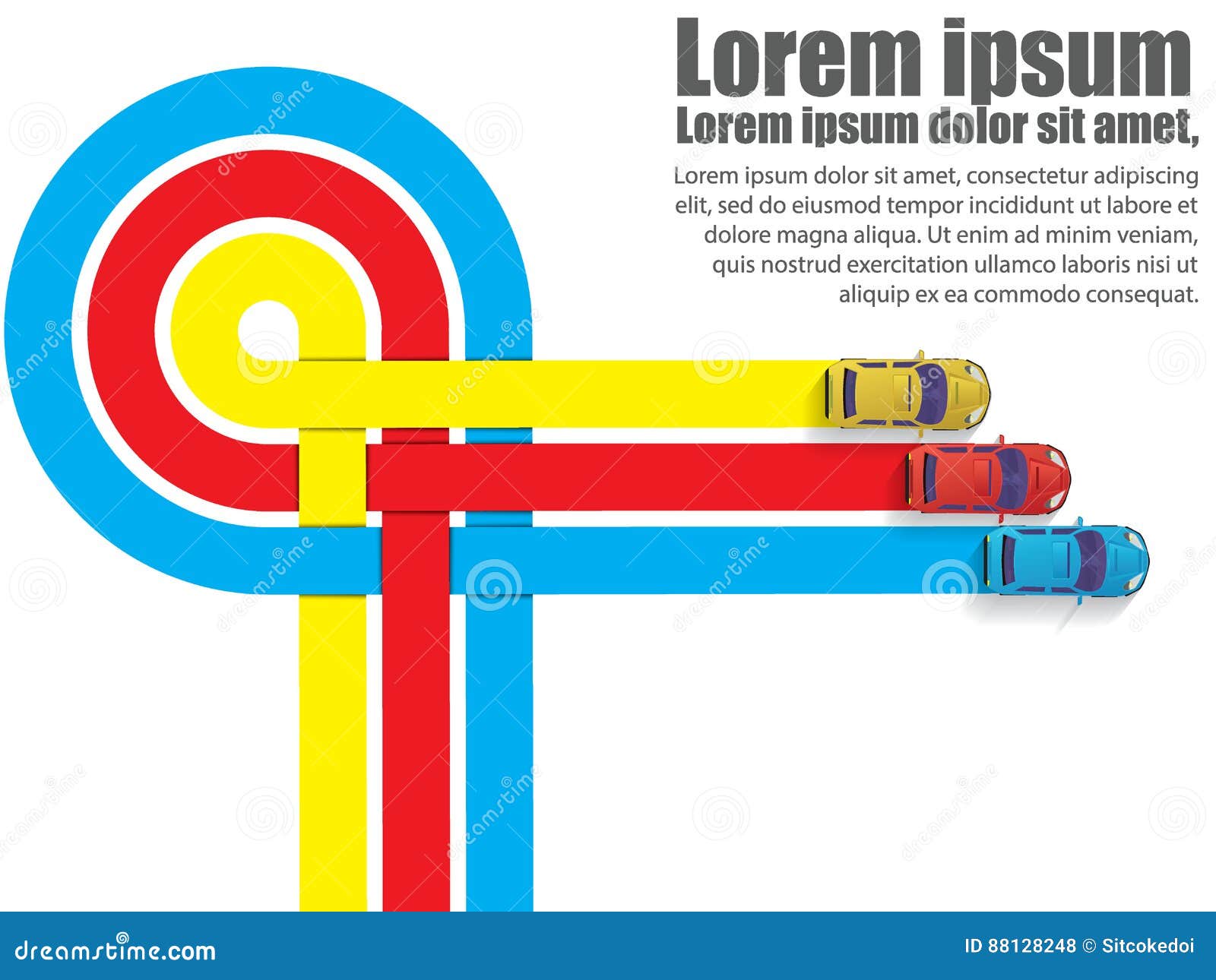 Curve Bar Vector for Business Information Rendering Stock Vector ...