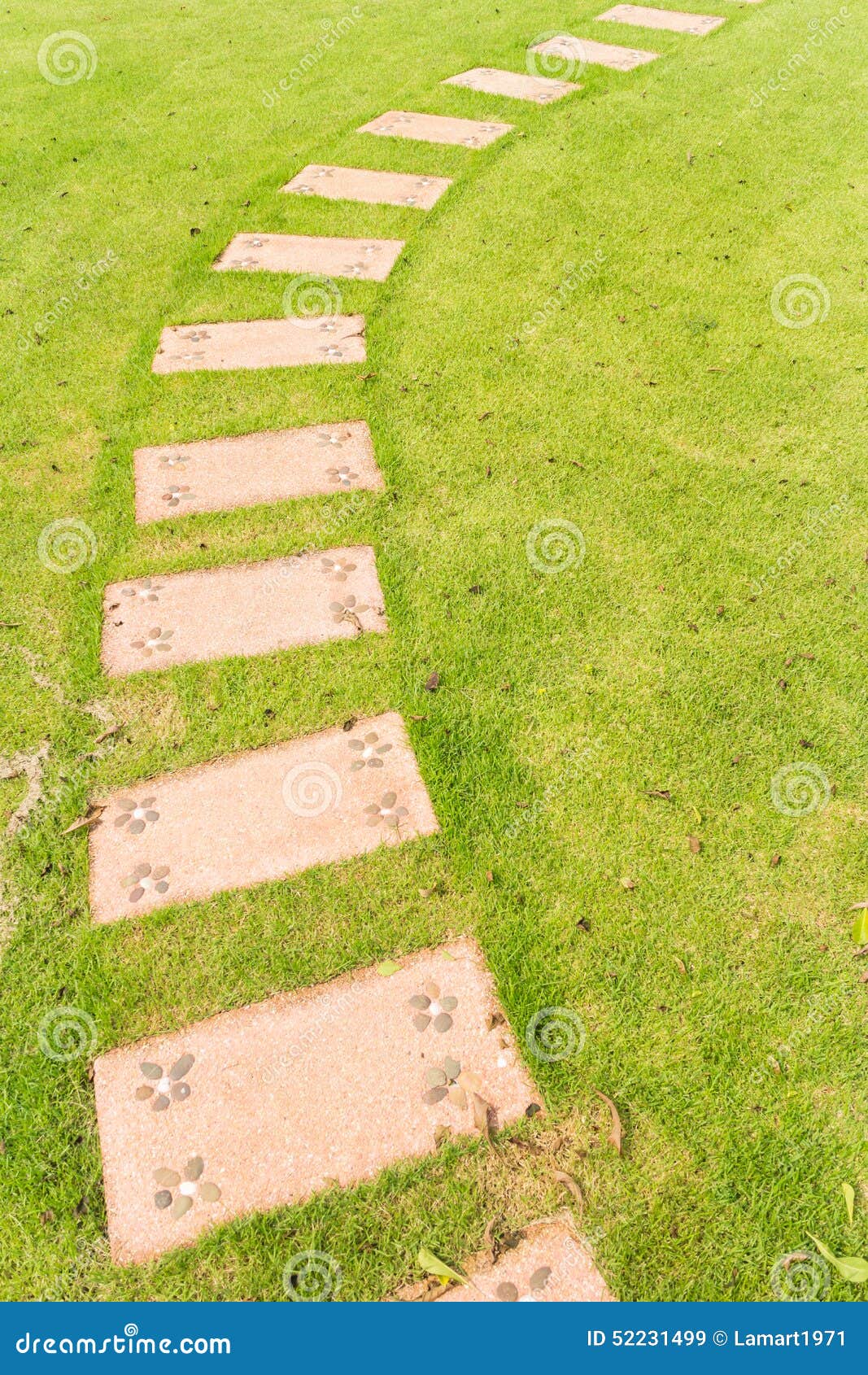 Curve Of Block Pathway Royalty-Free Stock Photography | CartoonDealer ...