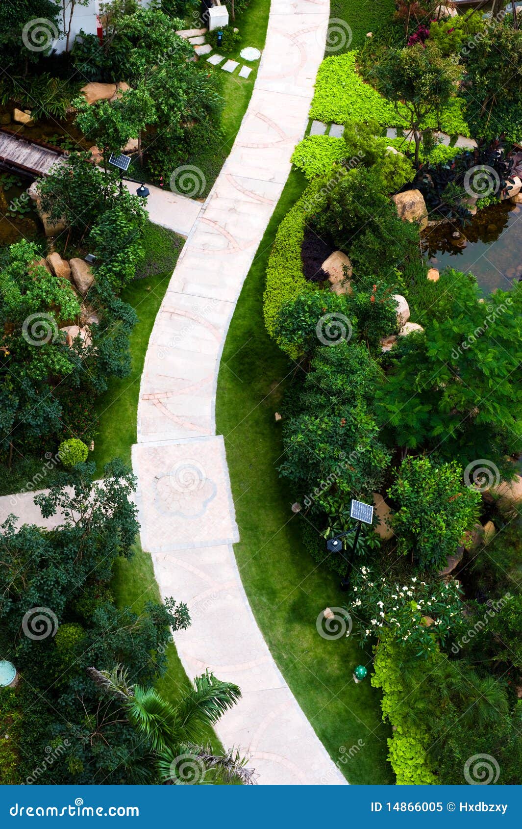 Curve Brick Walkway Stock Photo | CartoonDealer.com #26655630