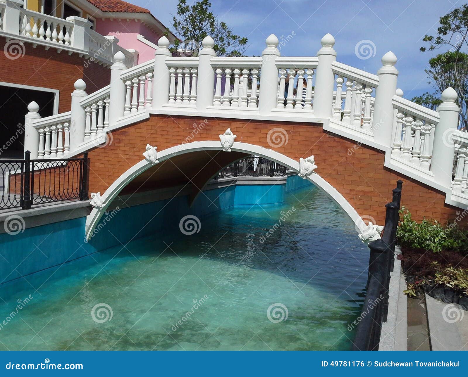 Curve bridge stock photo. Image of brick, bridge, curve - 49781176