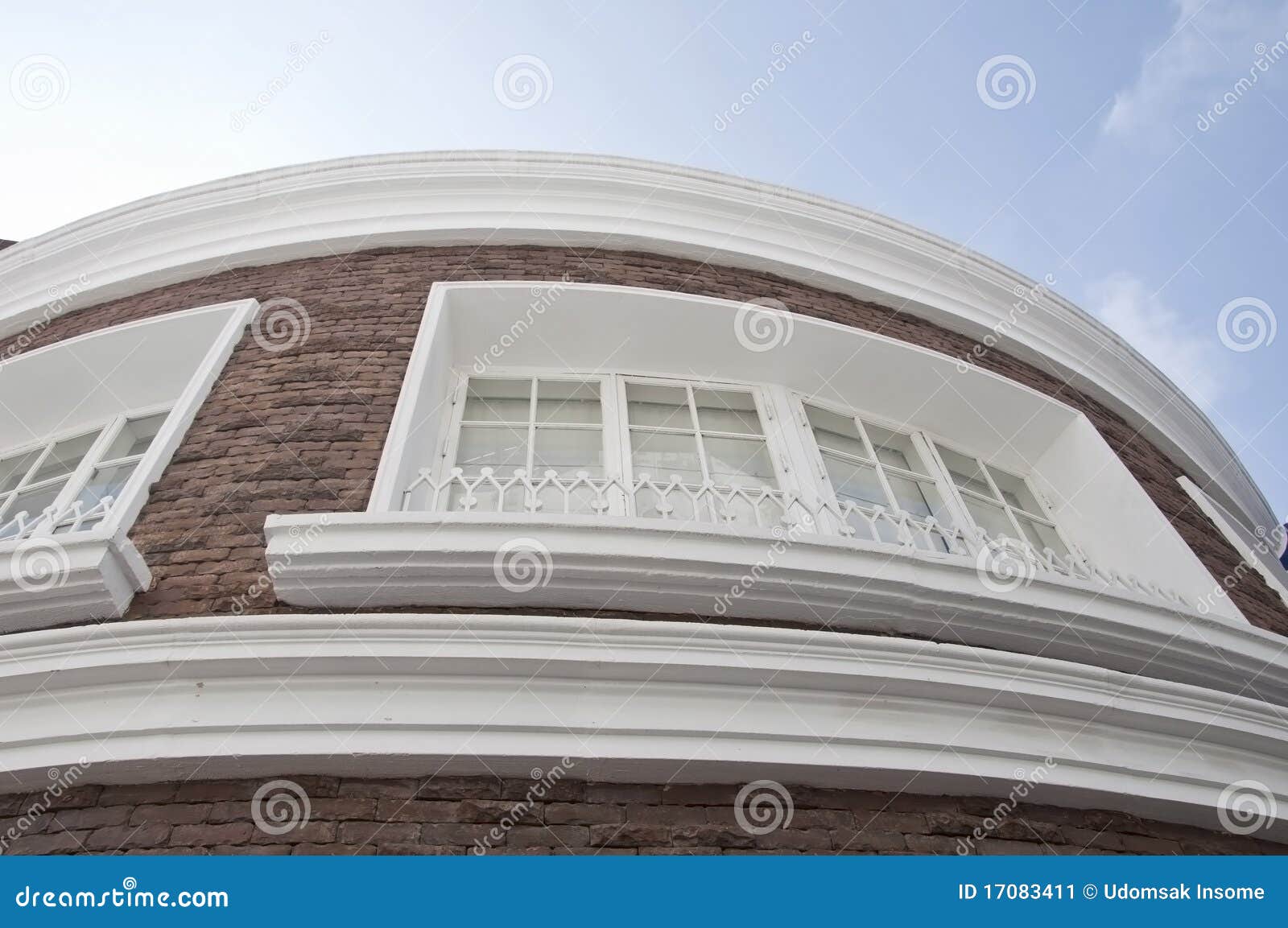 Curve building stock image. Image of concrete, facade - 17083411