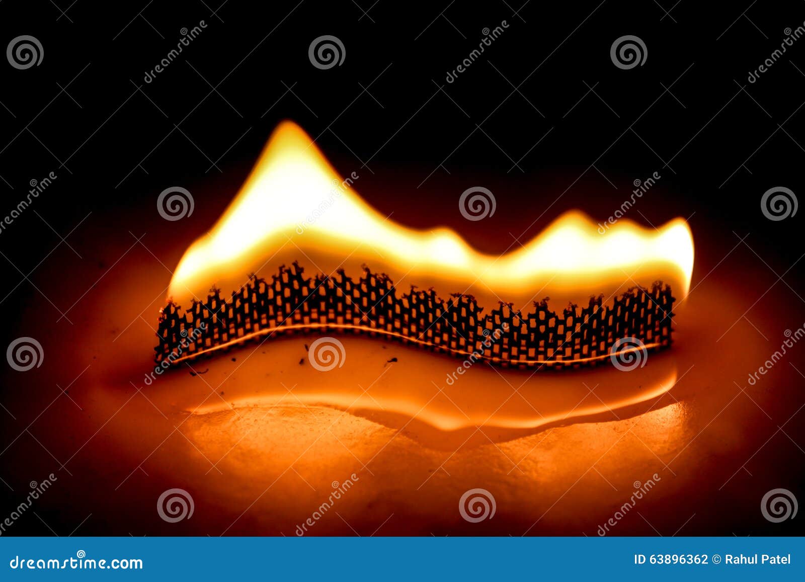 Curve candle fire flame stock photo. Image of fire, silence - 63896362