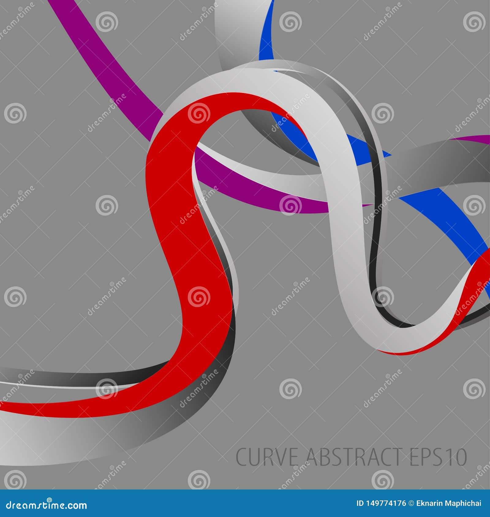 Curve Colors Abstract Wallpaper Backgrounds Stock Vector - Illustration ...