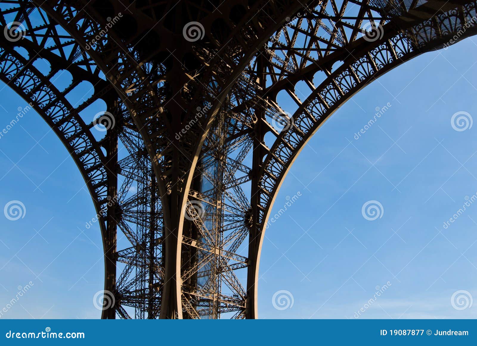 Curve of Eiffel Tower stock image. Image of lace, beauty - 19087877