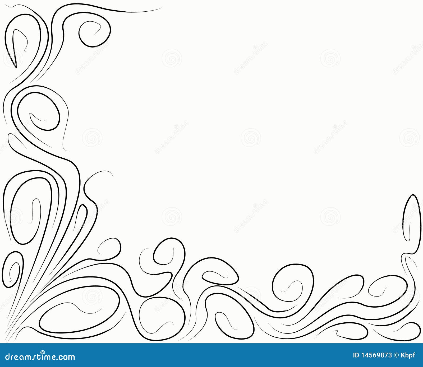 Curve frame. stock vector. Illustration of curve, ornate - 14569873