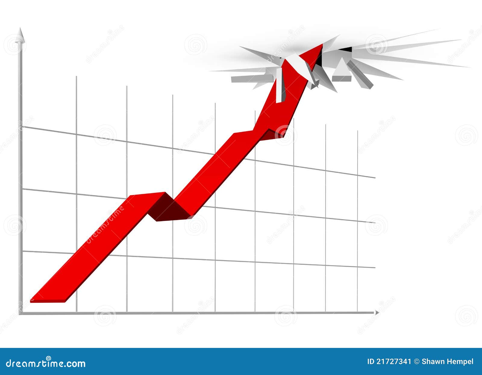 Curve Going through the Ceiling Stock Illustration - Illustration of ...