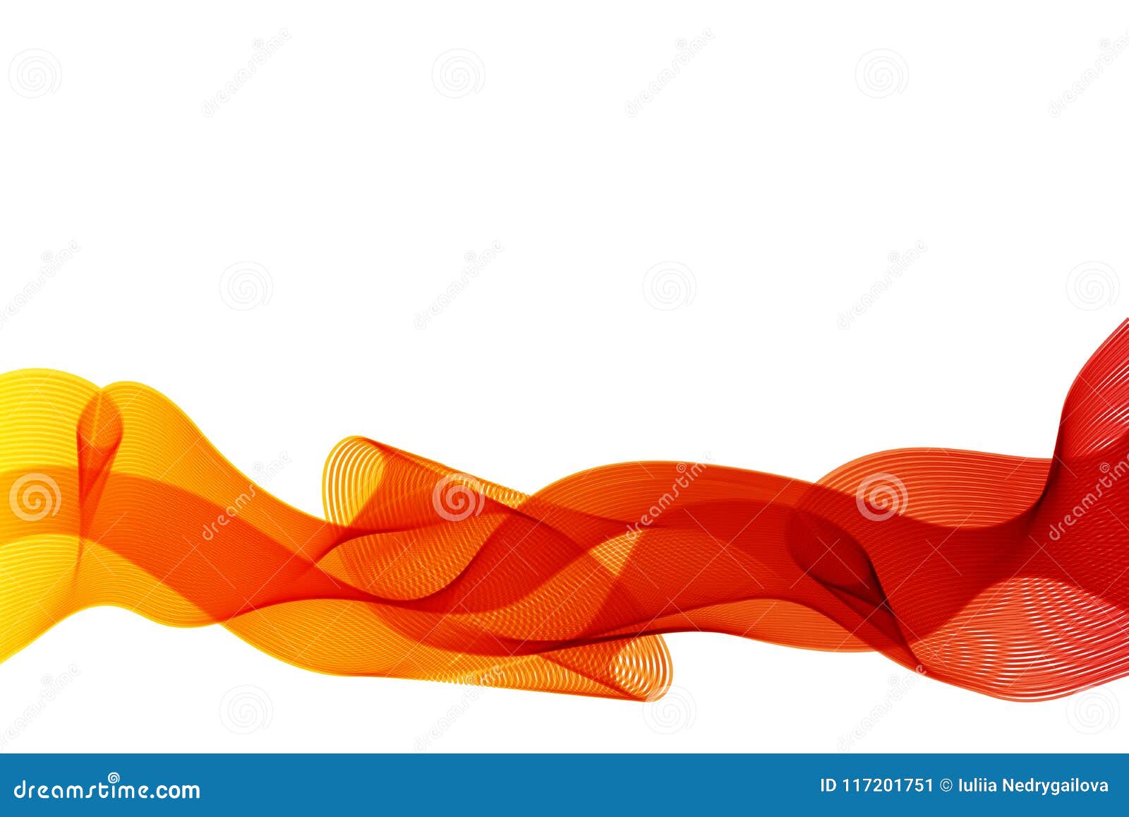 Curve Orange Lines, Abstract Background with Motion, Vector Stock ...