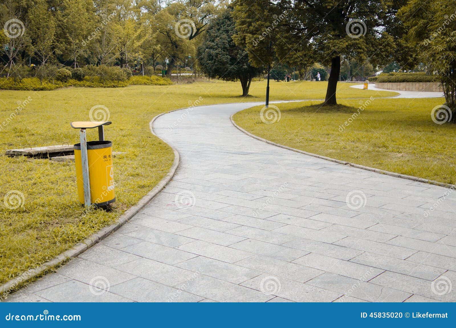 Curve path stock photo. Image of drive, outdoor, autumn - 45835020