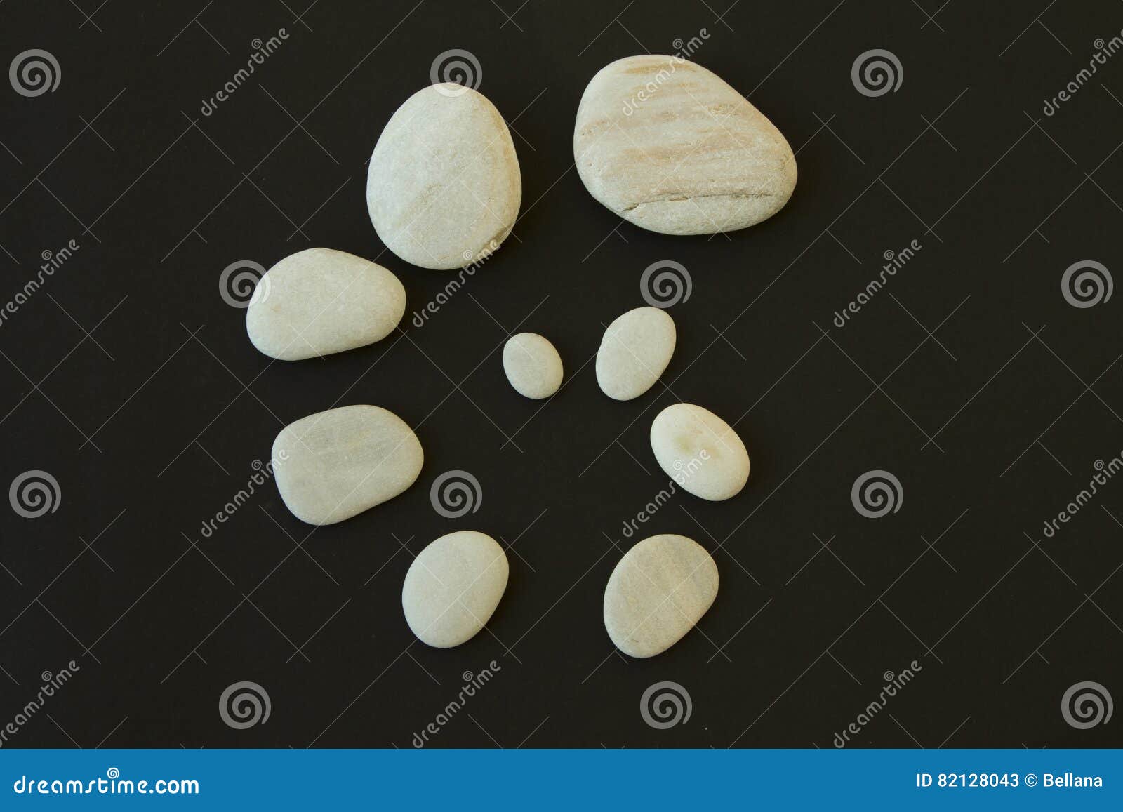 Curve from pebble stones stock image. Image of relaxation - 82128043
