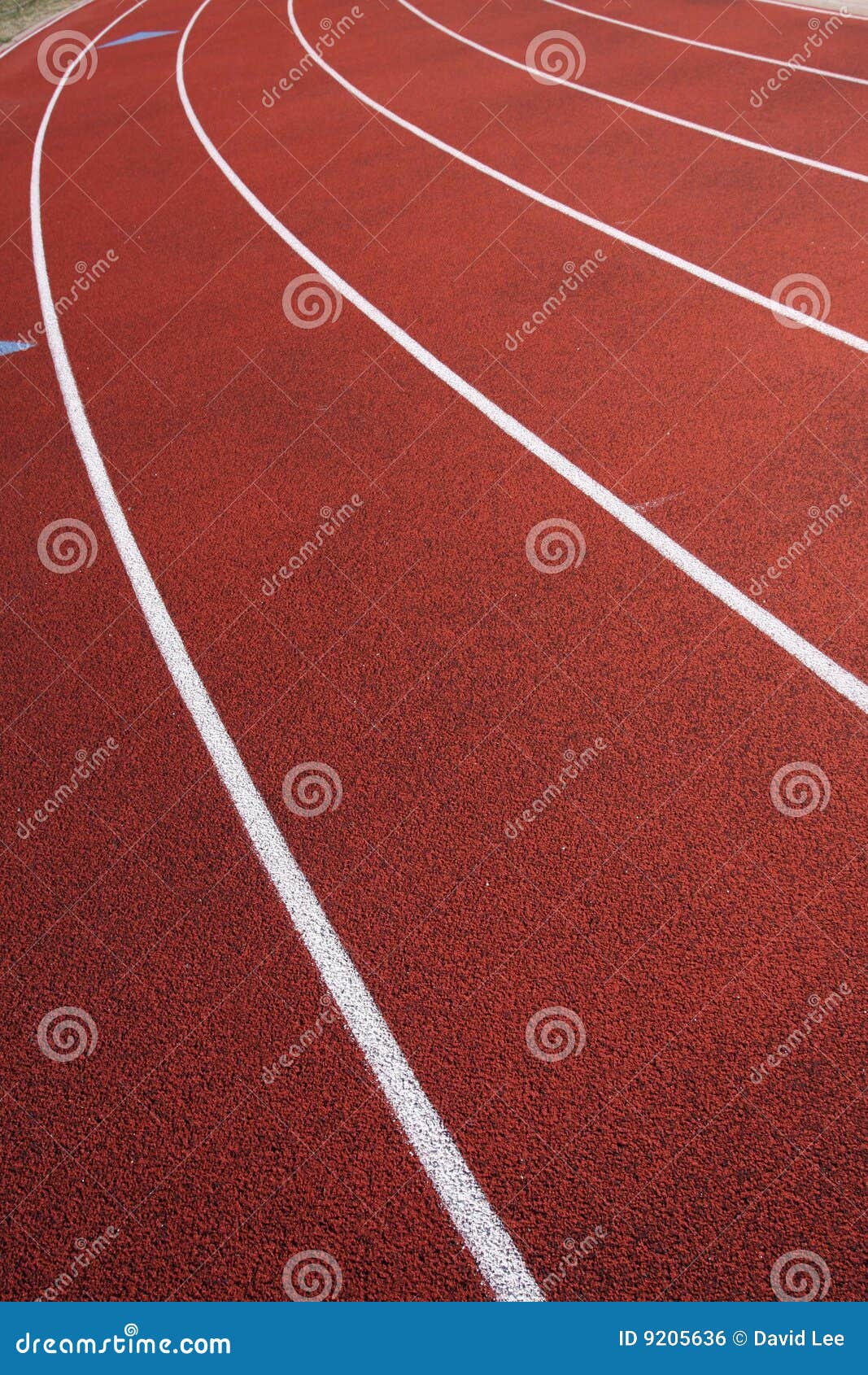 Curve of a red track stock photo. Image of race, concept - 9205636