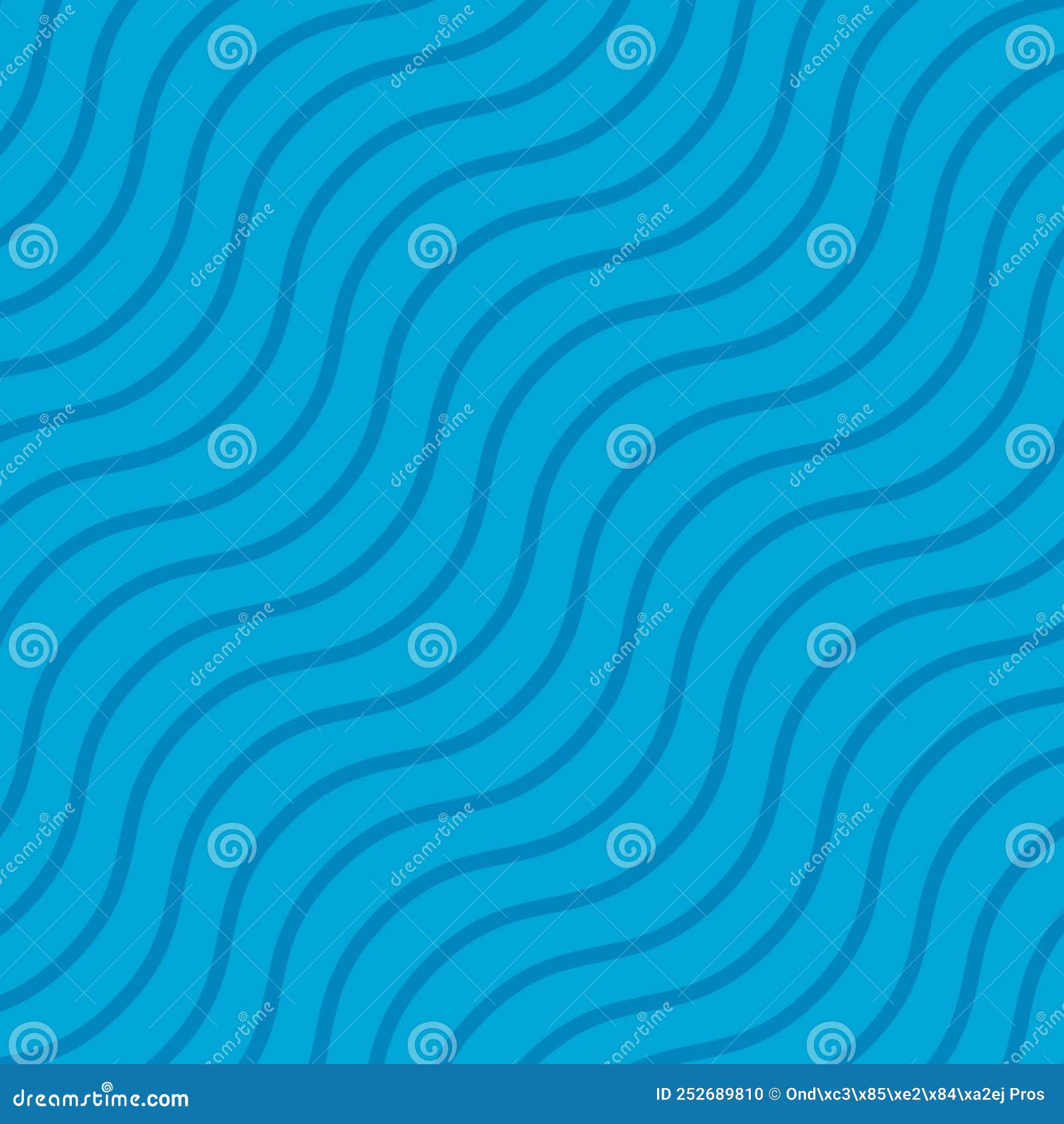 Curve Repeat Line Pattern, Graphic Abstract Retro Template, Art Vector ...