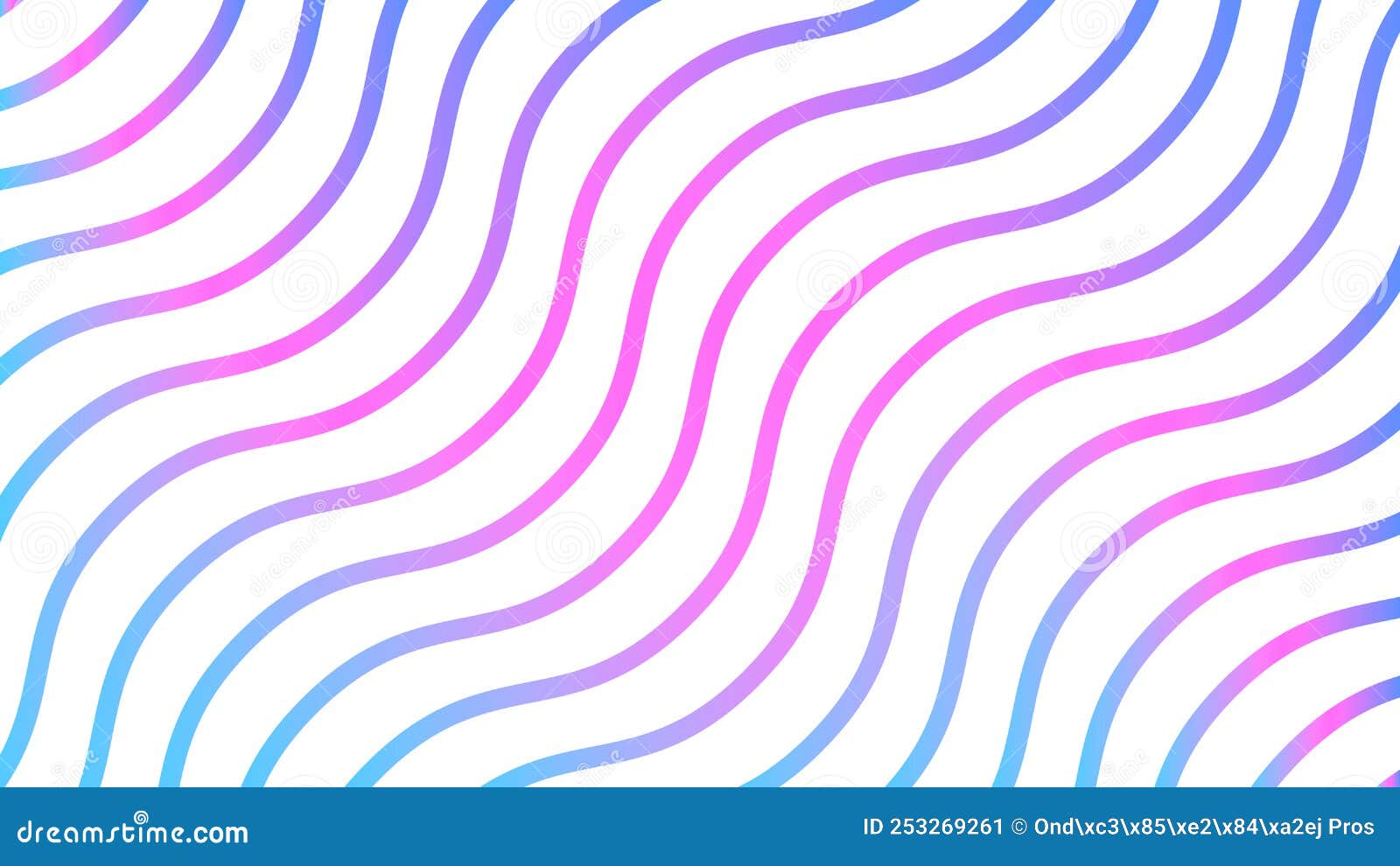 Curve Repeat Line Pattern, Graphic Abstract Retro Template, Art Vector ...