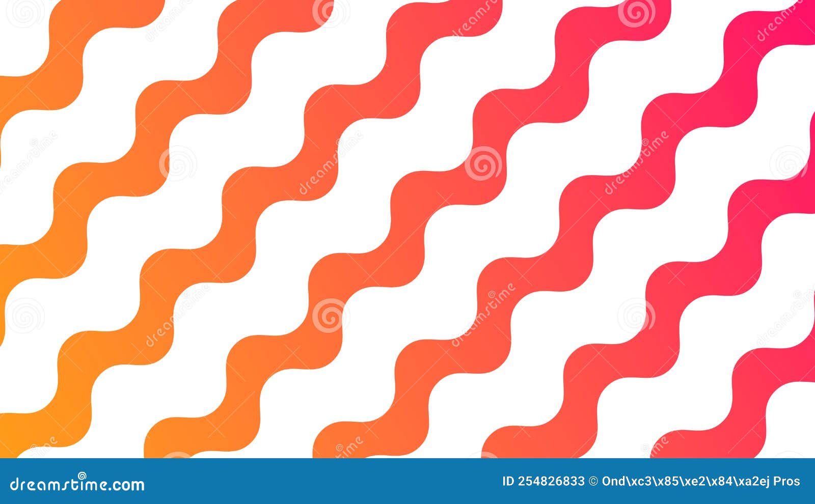 Curve Repeat Line Pattern, Graphic Abstract Retro Template, Art Vector ...