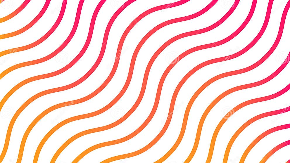 Curve Repeat Line Pattern, Graphic Abstract Retro Template, Art Vector ...