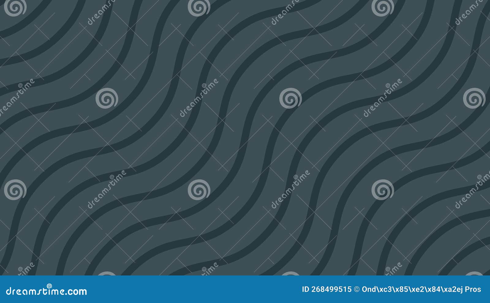 Curve Repeat Line Pattern, Graphic Abstract Retro Template, Art Vector ...