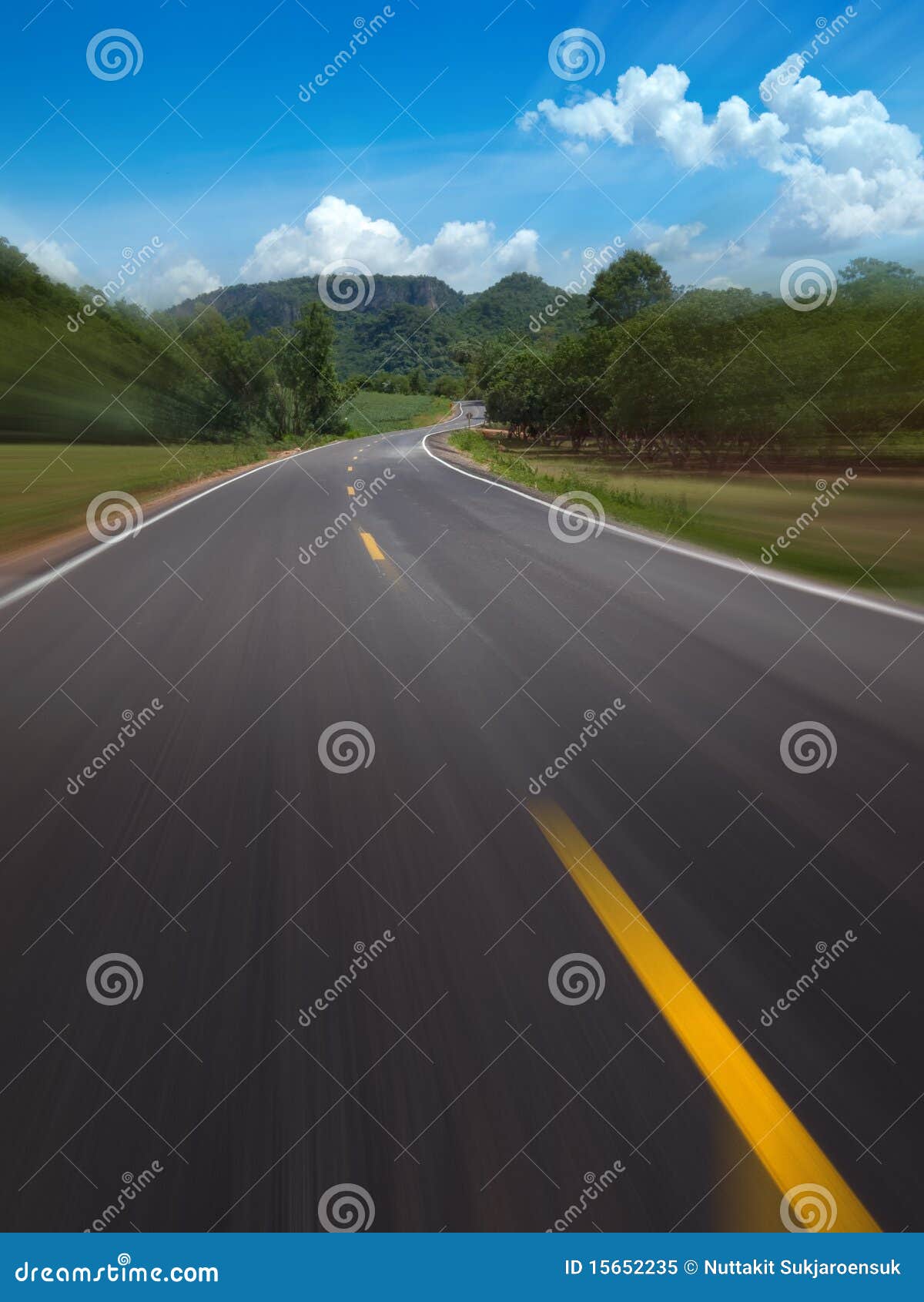 Curve Road stock image. Image of road, transportation - 15652235