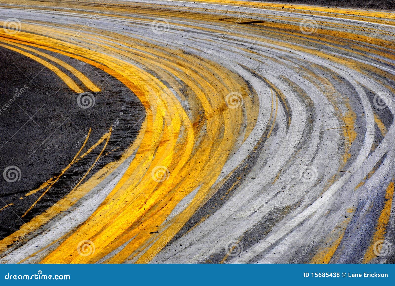 Curve in Road stock photo. Image of turning, turn, round - 15685438