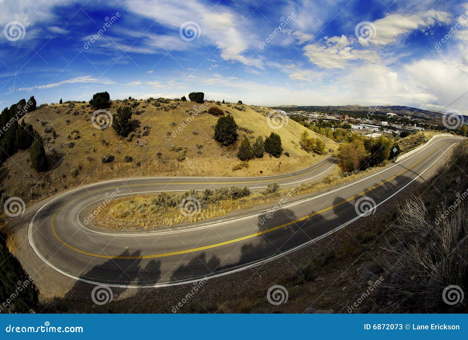 Curve in Road stock image. Image of speed, bending, transportation ...