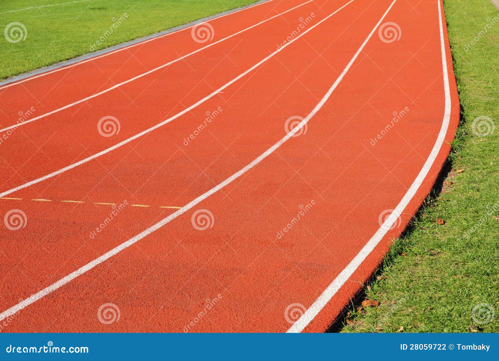 Curve of the running track stock photo. Image of racetrack - 28059722