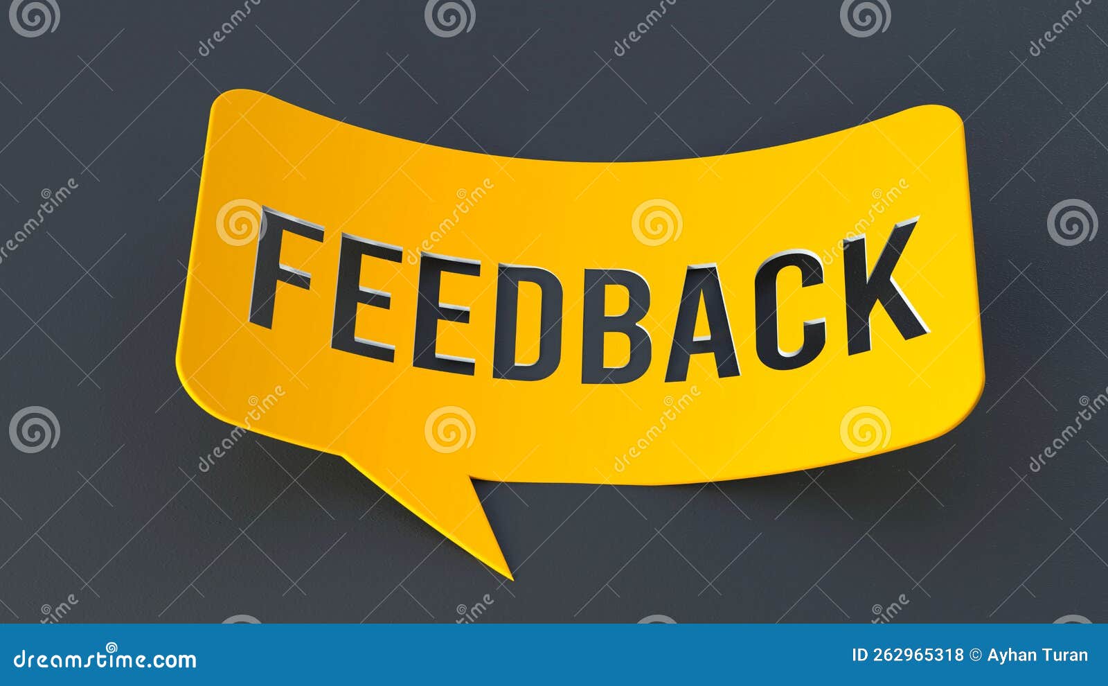 Curve Speech Bubble and Feedback Concept Stock Illustration ...